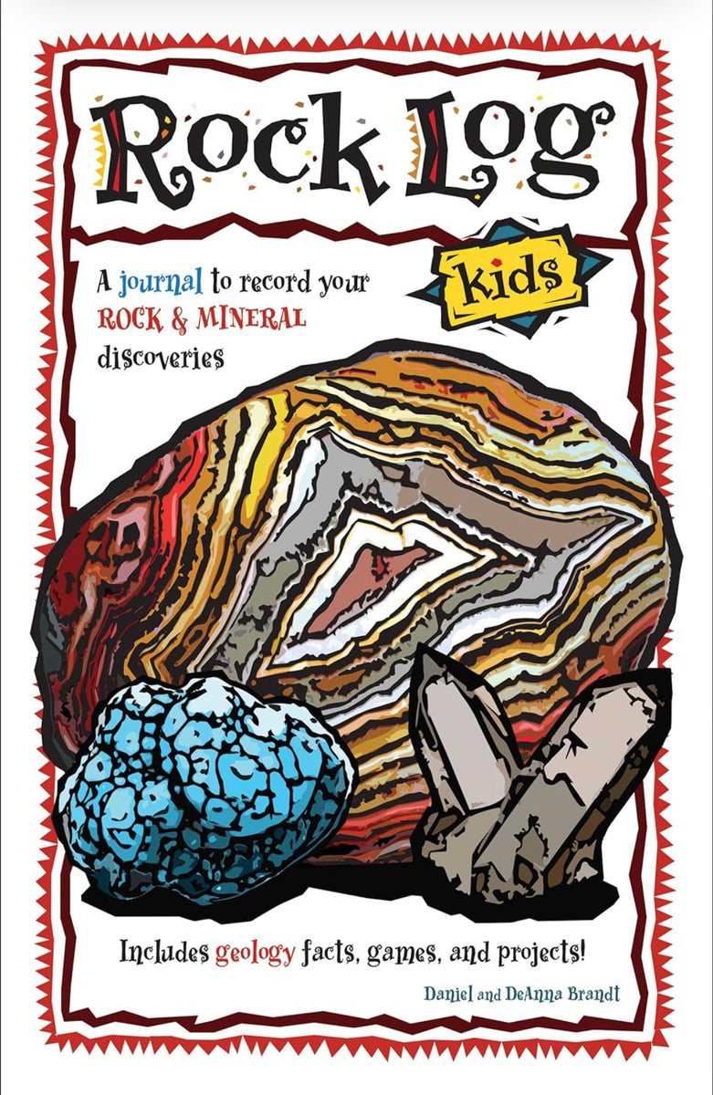 BOOK: ROCK LOG, KIDS ROCK AND MINERAL JOURNAL – Rainbow Garden School Store